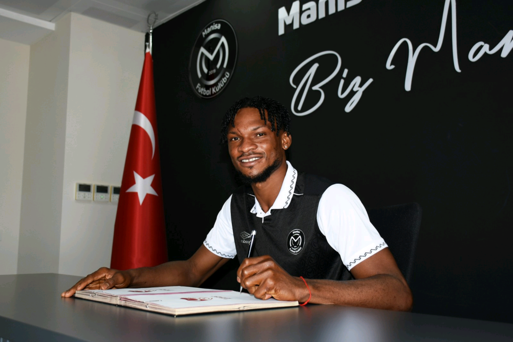 Turkish club Manisa FC unveil Ghanaian defender Philip Gameli Awuku ...